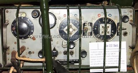 Wireless Set No22 Mil Trx Military Uk Different Makers For Same