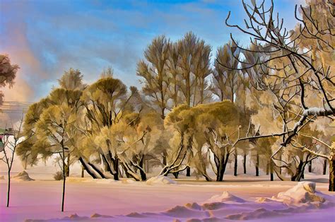 Colors of the winter Digital Art by Andrei Kolmakov - Fine Art America
