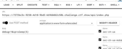 Ctfshow Web入门 Sql注入（web211 Web215）系统练习sqlmap的使用开始时间盲注ctfshow Web214