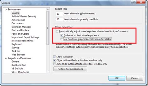 Improving Visual Studio 2010 Performance
