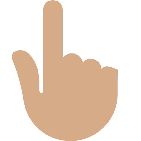 Backhand Index Pointing Up Medium Skin Tone Vector SVG Icon SVG Repo