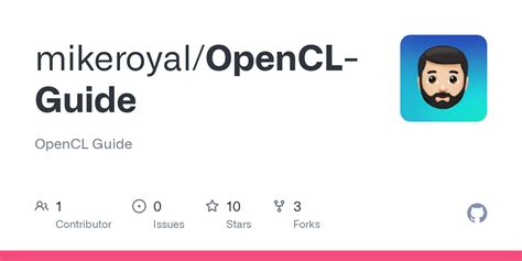 github mikeroyal opencl guide opencl guide