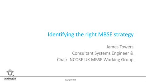 Identifying The Right Mbse Strategy Pptx