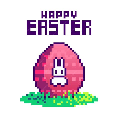 Premium Vector Easter Egg With Bunny In The Egg On The Grass Vector