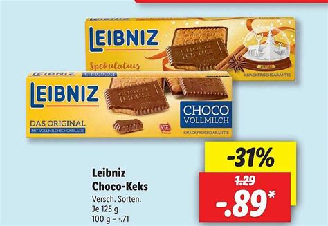 Leibniz Choco Keks Angebot Bei Lidl Prospekte De