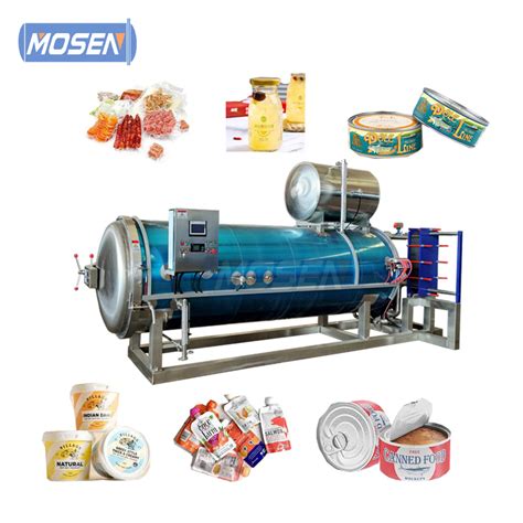 Industrial Automatic Loading Retort Machine Food Autoclave Sterilizer