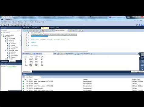MySQL Tutorial How to use Commit and Rollback TCL in Workbench - YouTube
