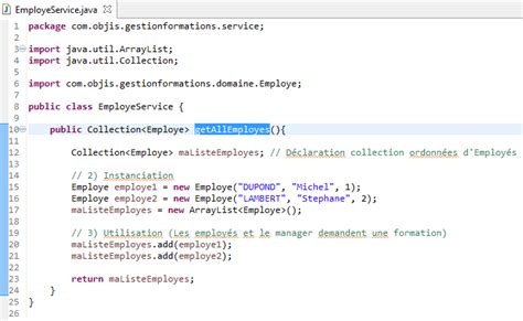 tutoriel java n° 11 manipulation de collections objets