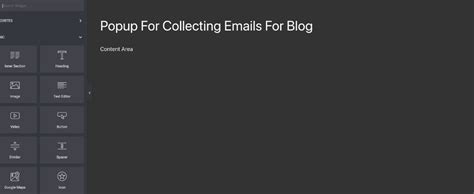 popup template editor doesn t show content for editing r elementor