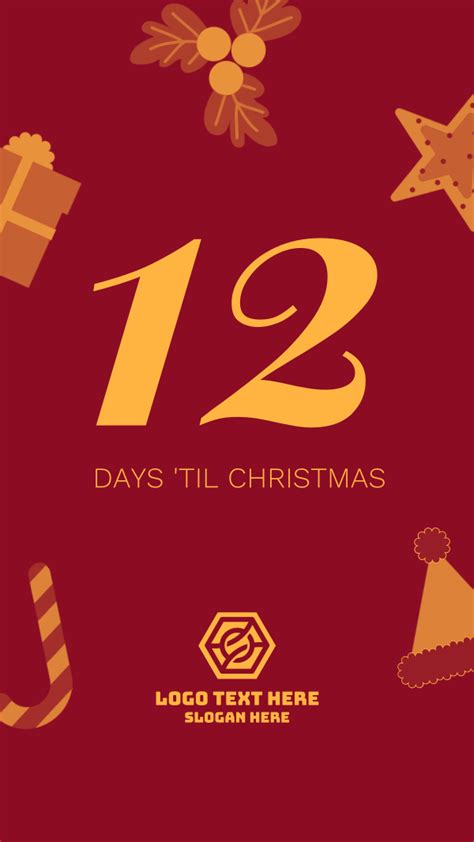 Cute Christmas Countdown Instagram Story Brandcrowd Instagram Story Maker