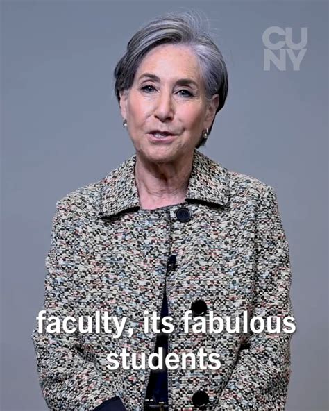 The City University Of New York On Twitter Ann Kirschner Dean