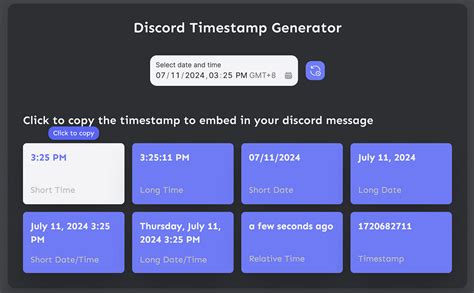 Discord Timestamp Generation Haoran Medium