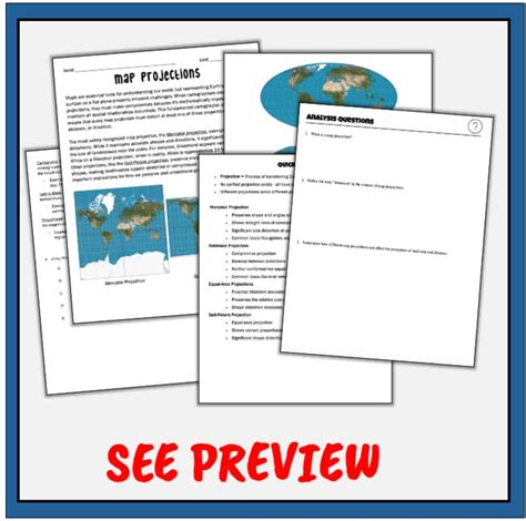 Ap Human Geography Intro To Maps Types Of Maps Map Projections