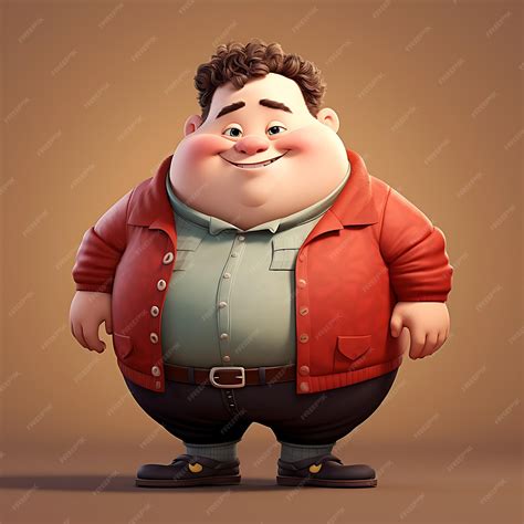 Premium Ai Image Ilustration Art Disney Style Chubby And Jolly Funny