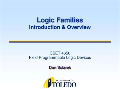 Ppt Cset 4650 Field Programmable Logic Devices Powerpoint