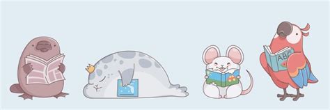 Clever Mouse Character Vectors And Illustrations For Free Download