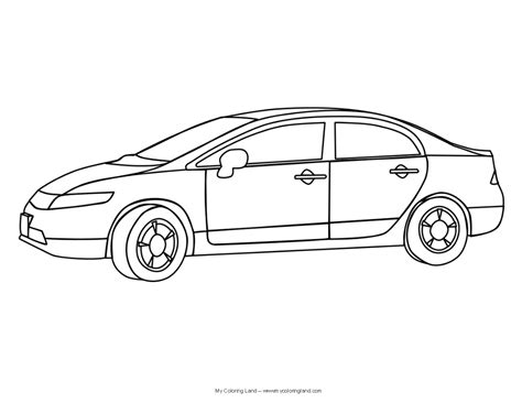 Dessins De Coloriage Voiture Enfant Imprimer Sur Laguerche Com Page