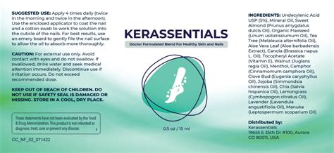 Kerassentials Ingredients
