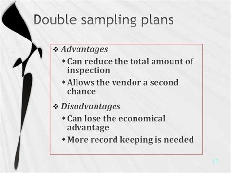 single and double sampling