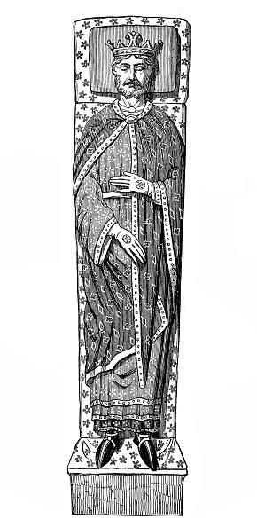 왕 리처드 사자 왕 무덤 리처드 1세에 대한 스톡 벡터 아트 및 기타 이미지 리처드 1세 국왕 남자 Istock