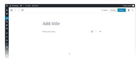 Wordpress Gutenberg Editor