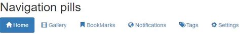 Navigation Pills In Bootstrap Tech Funda