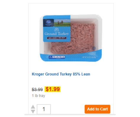Kroger Ground Round Price At Marjorie Summerville Blog