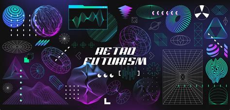 Free Vector Abstract 3d Wireframe Geometry Objects From Line Grid