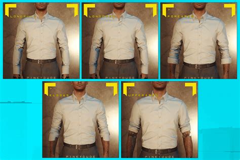 Clothes Formal Shirt Male V Cyberpunk 2077 Mod