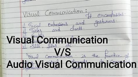 Audio Visual Communication Examples At Scarlett Madgwick Blog