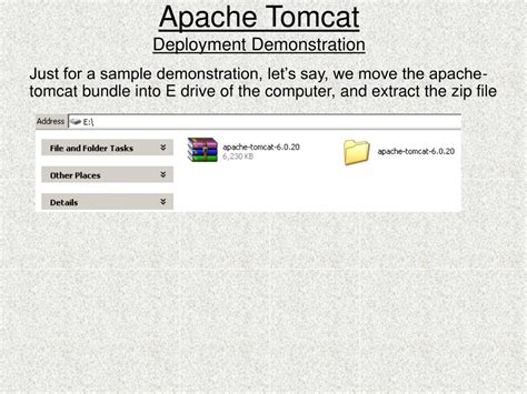 ppt web application server apache tomcat powerpoint presentation