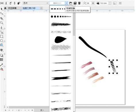 Cdr艺术笔工具有几种类型 Cdr艺术笔工具如何增加阴影 Coreldraw中文网站
