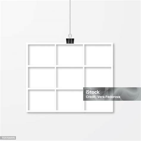 사진 콜라주 벡터 템플릿입니다 바인더 클립 매달려 현실적인 백서 포토 프레임 웨딩 앨범 페이지 레이아웃입니다 고객 참여에 대한