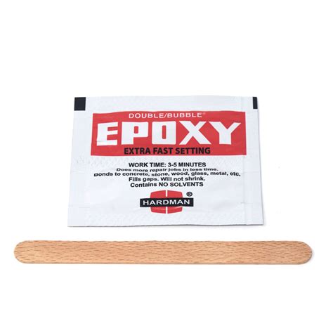 Double Bubble Single Use Epoxy Pack Stir Stick Purrfect Fence