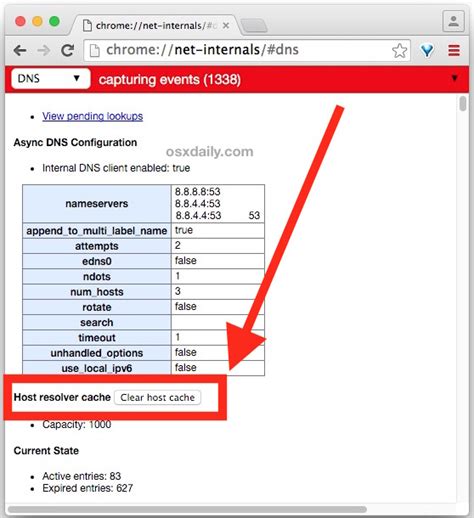 How To Clear Chrome Browser DNS Host Cache Manually