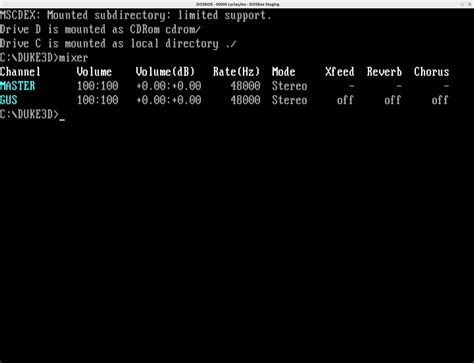 Gus Repeating Forever Drum Beat In Duke Nukem 3d · Issue 1827 · Dosbox Staging Dosbox Staging