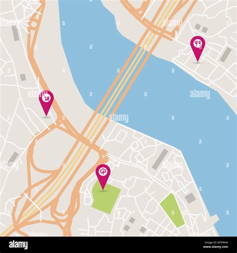 Vector City Map Stock Vector Image And Art Alamy