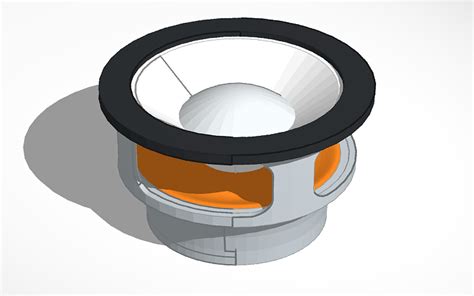 3d Design Speaker With Internals Tinkercad
