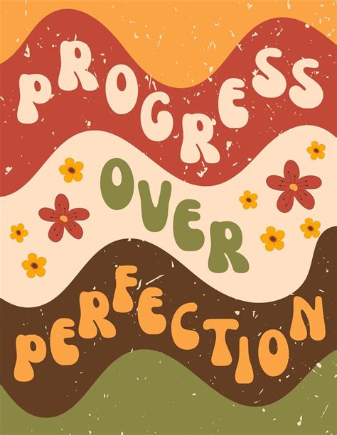 Progress Over Perfection Instant Download Pdf Etsy