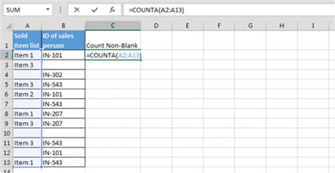 How To Count Blank And Non Blank Cells In Microsoft Excel