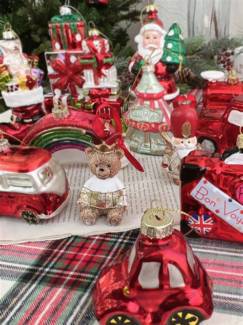 썸띵플레이 빈티지토이 오너먼트 크리스마스 트리 장식 곰돌이 위시버킷