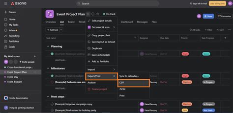 An Easy Guide On How To Export Asana Projects Coupler Io Blog