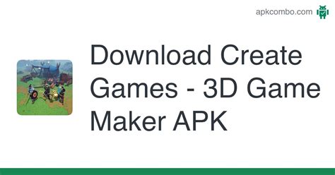 create games 3d game maker apk android game free download