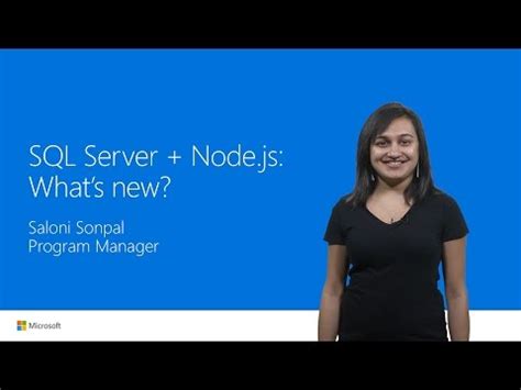 SQL Server Node Js Whats New Graphic Design