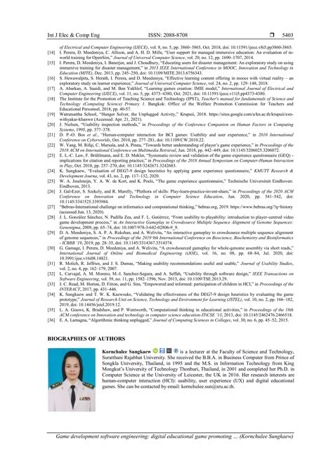 Game Development Software Engineering Digital Educational Game Promoting Algorithmic Thinking Pdf