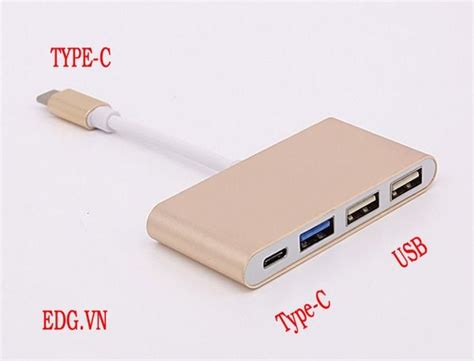 Cáp type C to USB HUB Type C EDG VN