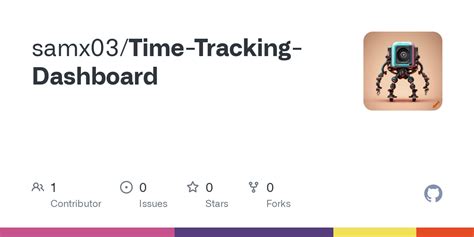 GitHub Samx Time Tracking Dashboard