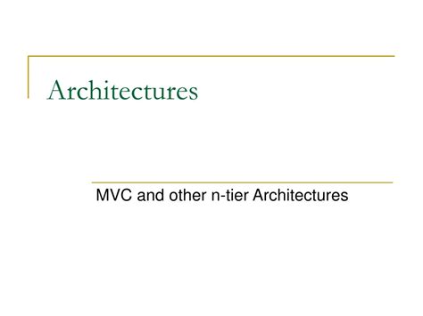 Ppt Architectures Powerpoint Presentation Free Download Id9246194