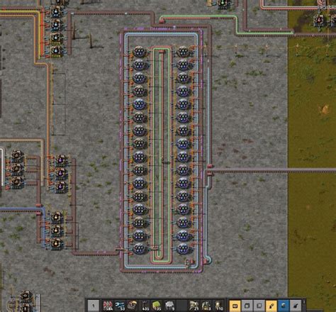 Tried A “sushi Bar” Setup For The Research Station R Factorio