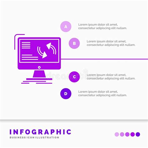 Synchronization Sync Information Data Computer Infographics Template For Website And